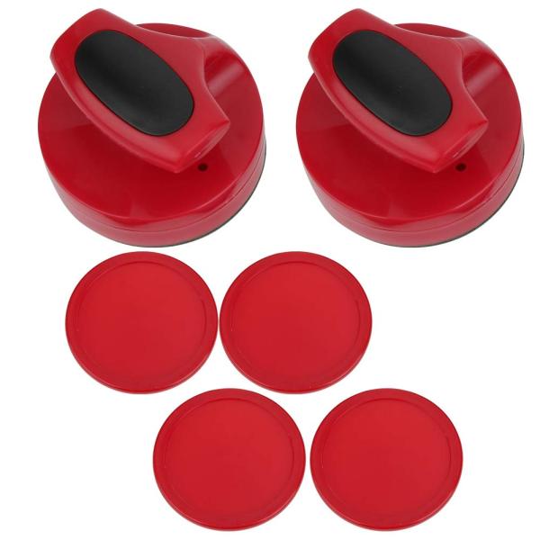 商品名:  Air Hockey Red Replacement Pucks &amp; Slider Pusher Goalies for Game Tables,Air Hockey Pushers,94MM Slider Pusher...