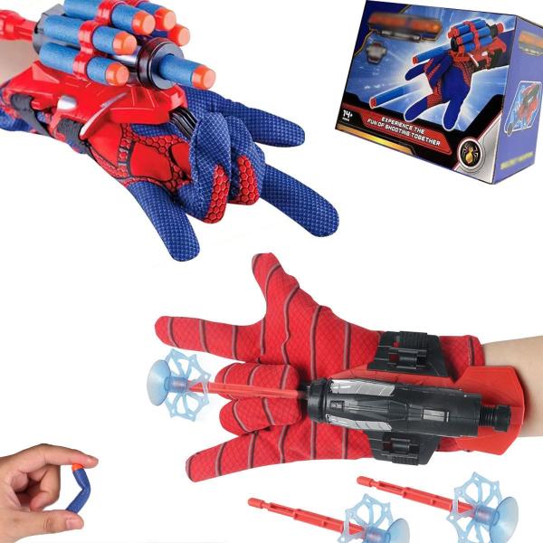 商品名:  FmnyYaid Web Shooter Launcher String Toy, 2 Sets Spider Gloves Man Web Shooters for Kids, Hero Launcher Wrist Toy ...