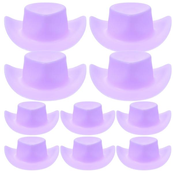 商品名:  10pcs Mini Hat Mini Doll Cake Decorating Purple Hat Mini Dolls Hats for Crafts Mini Hats for Crafts Miniature Hat ...