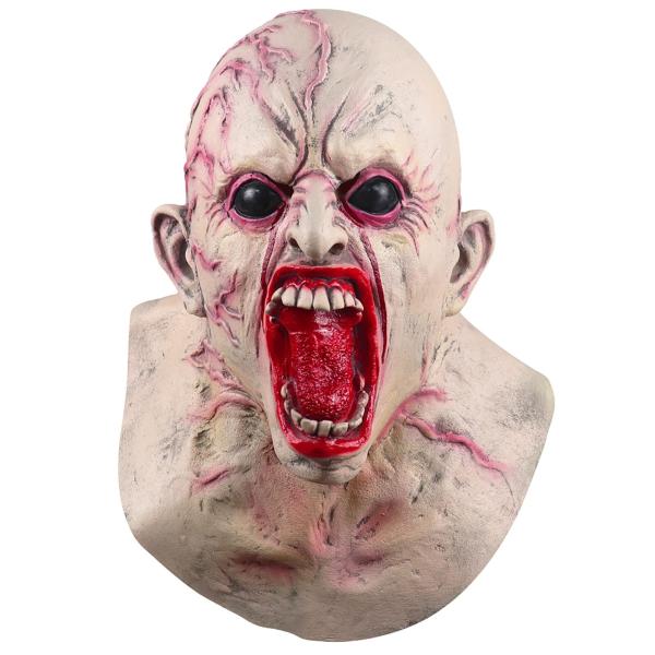 商品名:  Aubatece Party Favors Halloween Horror Alien Big Mouth Halloween Horror Headgear Scary Alien Person Halloween Scar...