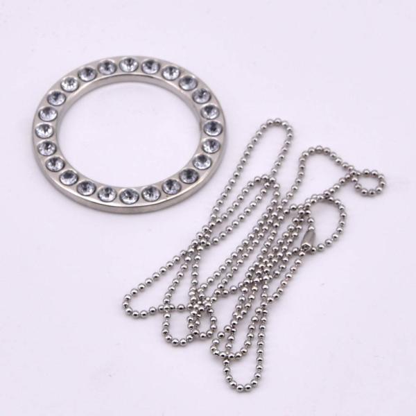 商品名: MOMOMAGE ジュエリー インフィニティリングとチェーン 手品 リンクリング マジックコメディ クローズアップマジックギミック小道具 MOMOMAGE Jewelry Infinity Ring and Chain Magic...