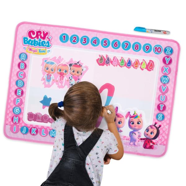 商品名: LUPPA Cry Babies ウォーター落書きマット (19.7 x 29.7インチ) テレビキッズおもちゃ 幼児の年齢の塗り絵 芸術的スキルを伸ばすための学習玩具 女の子&amp;男の子向けの教育玩具 Kids Toys W...