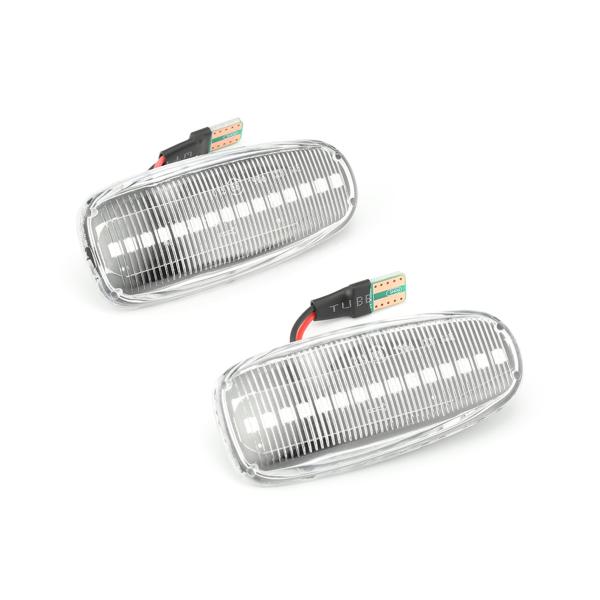 商品名: フェンダー サイドマーカー シーケンシャルシグナル ウィンカー LEDライト リピーターランプ メルセデスベンツ Eクラス W124 A124 C124 1984-1998 W210 S210 1995-2003に対応 (アンバー...