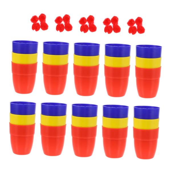 商品名:  TOYANDONA Trick Cups Balls 30pcs Party Props Tools for Kids Toys for Kids Performance Magics Cup Cups and Knitted ...
