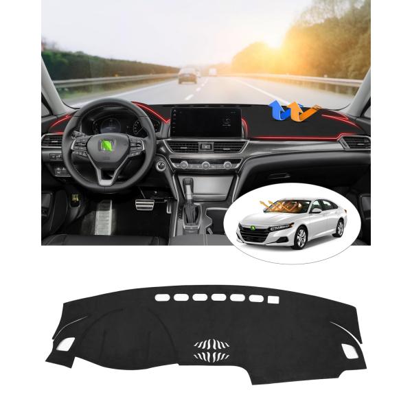 商品名:  Cartist Dash Cover Custom Fit for Honda Accord 2018-2021 2022 Accessories Dashboard Cover Mat Non-Slip Pad Carpet ...