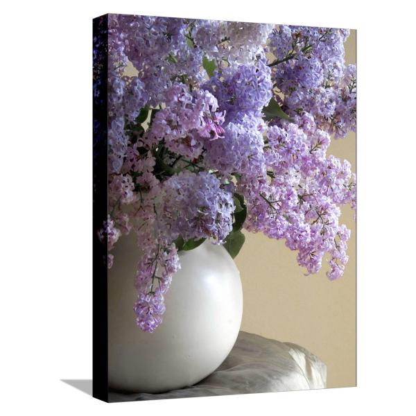 商品名:  ART.COM Canvas Wall Art Prints Lilac Flowers in Vase by Anna Miller, Botanical Decor, 12" x 16"ブランド: ART.COM商品サイズ:...