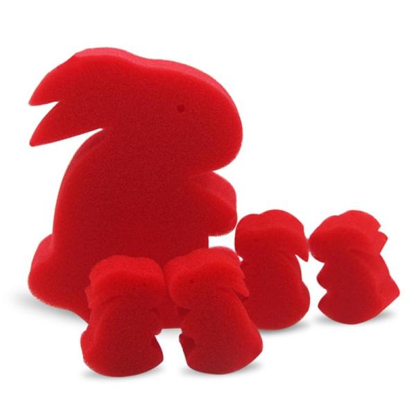 商品名:  MOMOMAGE 1 Set Funny Magic Sponge Rabbits Magic Tricks Close up Easy to Learn Magic Prop Redブランド: MOMOMAGE高さ: 13.4...