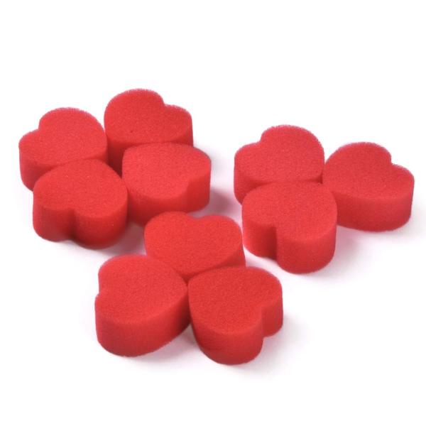 商品名:  MOMOMAGE 10 Pcs Sponge Hearts Magic Tricks Red Sponge Ball Magic Accessories for Magicians Close up Appearing/Vani...