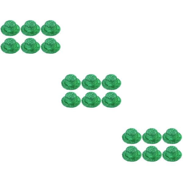 商品名:  ibasenice 18 Pcs Irish Cuckold Leprechaun Hats Miniature Hats St Patricks Day Hat Mini Dolls Baby Decor Green Blou...