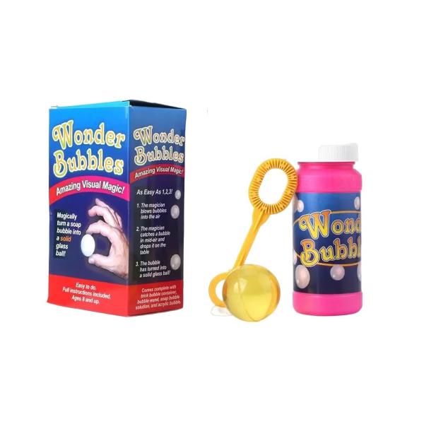 商品名: MilesMagic マジシャンのワンダーバブル ギミック シャボン玉を視覚的に固いガラス玉のイリュージョンに変える | ストリートやステージのマジックトリックに MilesMagic Magician’s Wonder Bubb...