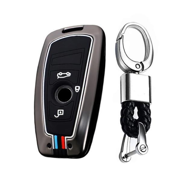 商品名:  TECART Key Fob Cover Fit for BMW 1 3 4 5 6 7 Series GT3 GT5 M5 M6 X3 Key Case Key Shell Accessories Protector 3 Bu...