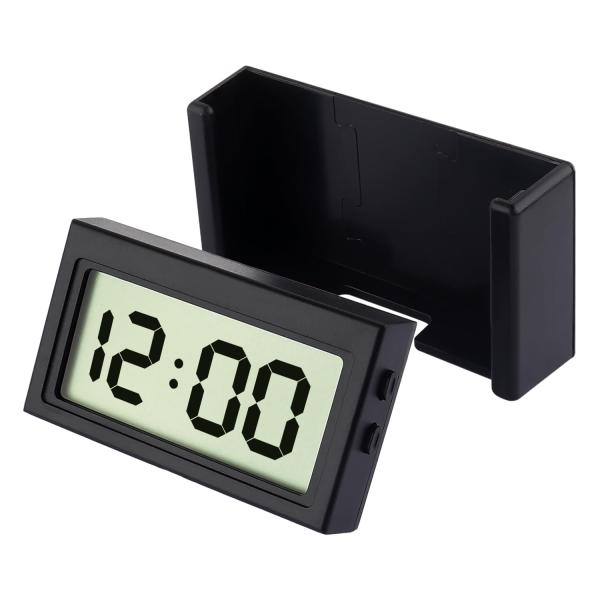 商品名: Aokdom 小型デジタル時計 車のダッシュボード用 HD LCDカークロック ブラケット2個付き ユニバーサルカーインテリアアクセサリー ミニデジタル時計 車 トラック ホーム テーブル バスルーム用 Aokdom Small ...