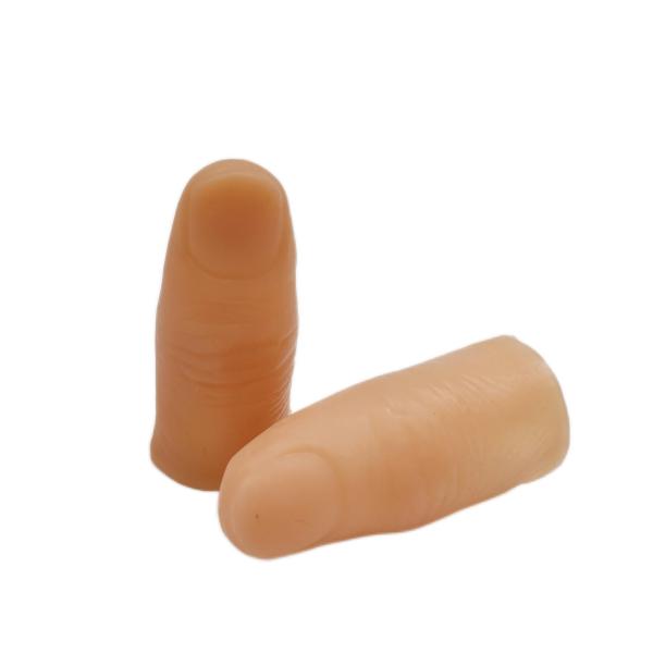 商品名: sumrica Magic Finger Magic Trick フェイクソフト親指チップ クローズアップ ステージショー小道具 いたずらおもちゃ (アジア(21個)、S(L5.1cm/2インチ幅2.1cm/0.82インチ))) ...