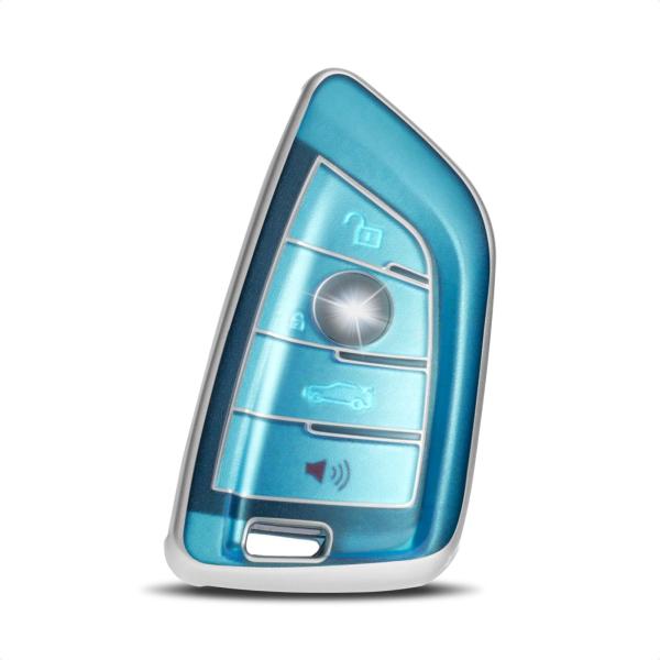 商品名:  WORCAS Soft TPU Key Fob Cover Case Compatible with BMW 1 2 3 5 6 Series X1 X2 X3 X5 X6 X7 keyless Entry Remote Con...