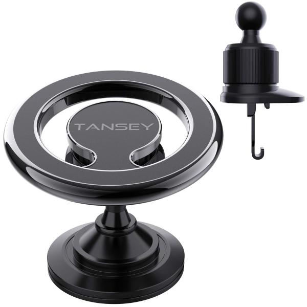 商品名: TANSEY マグネット式携帯電話ホルダー 車用 ハンズフリー iPhone 車載ホルダーマウント どんなiPhoneにもフィット TANSEY Magnetic Car Phone Mount, Air Vent Phone H...