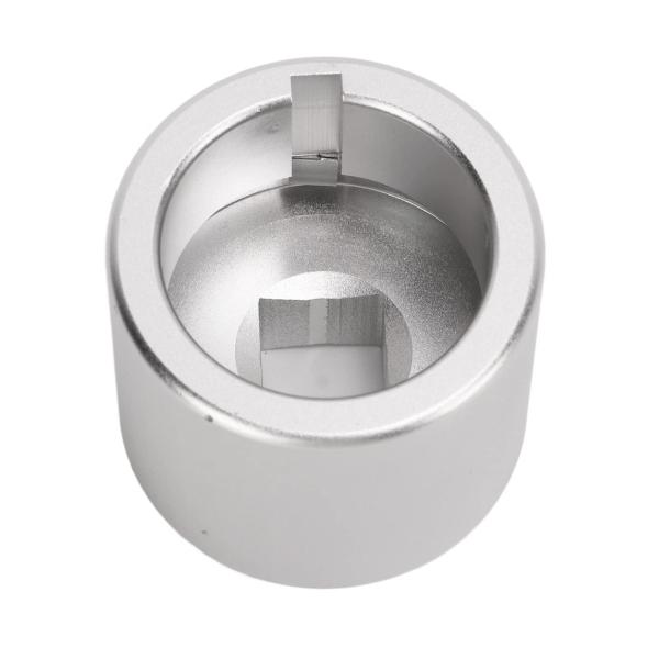 商品名:  Crank Socket, Sturdy Construction Silver Aluminium Alloy Rust Resistant High Strength Crank Shaft Turning Socket f...