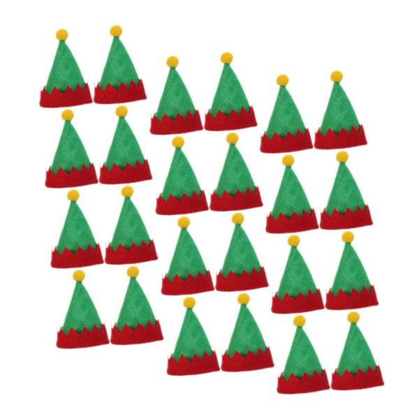 商品名:  NOLITOY 24 pcs lollipops caps mini elf hats decor miniature elf hats for party lollipop decor elf hat decorate san...
