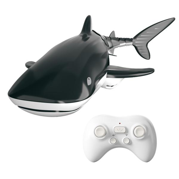 商品名: Bennol 2.4Ghz リモートコントロール ジンベイザメ おもちゃ 男の子 子供用 1:18スケール ハイシミュレーション ジンベイザメ プール 電動 RC ジンベイザメ フィッシュ 誕生日 クリスマス おもちゃ 4 5 6...