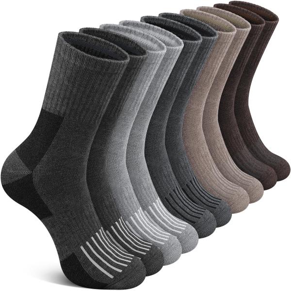 商品名:  SIMIYA Wool Socks for Men, Warm Thermal Winter Socks for Cold Weather - Cozy Work Boot Hiking Crew Sock (5 Pairs, ...