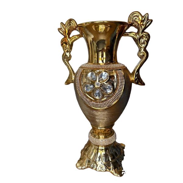 商品名:  Antique Golden Colored Trophy Design Flower Vaseブランド: Ruchi商品番号: 素材: Ceramic海外の輸入品ショップ-世界中の様々なアイテムをお得に購入※海外からのお取り寄...