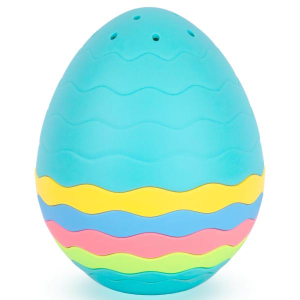 商品名: スタッキングエッグバストイ ArtCreativity Stacking Egg Toys - 7 Piece Nesting Egg Bath Toys for Kids in Pastel Colors - Drainage ...