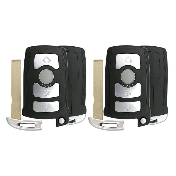 商品名:  2X New Replacement Proximity Key Fob Remote Compatible with &amp; Fit for BMW 7 Series Vehicles - MPN LX8766S-01ブラ...