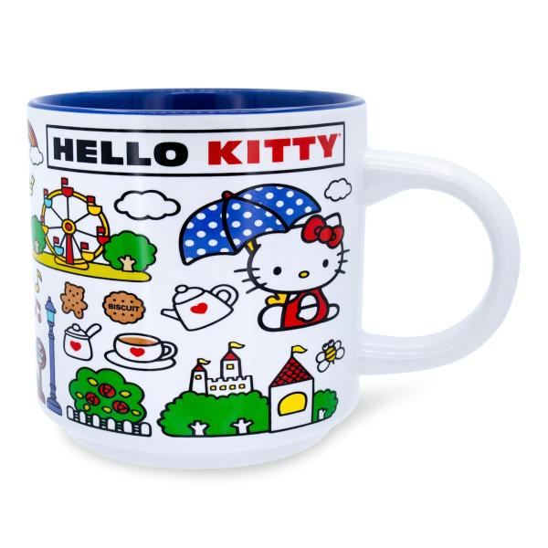 商品名:  Sanrio Hello Kitty Red Map Ceramic Mug | Coffee Cup For Espresso, Tea, Cocoa | Holds 13 Ouncesブランド: Silver Buffalo...