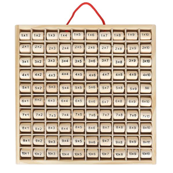 商品名: GOTHINK 掛け算表 Gothink Wooden Multiplication Table, Educational Learning Board Game for Elementary School, Self-Contr...