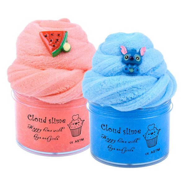 商品名:  Dauwiaow 2 Pack Cloud Slime Kit, Soft and Non-Sticky Putty Slime, Girls and Boys DIY Stress Relief Toy, for Party ...