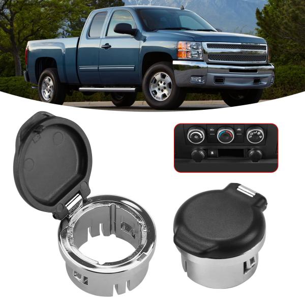 商品名: Slakerbe プラグカバーキャップ 2個 12V 20983936 25793816 電源コンセント ダッシュリテーナー 電源コンセントカバー 2007 2008 2009 2010 2011 2012 2013 シルバラード...