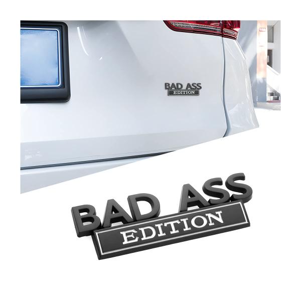 商品名:  Osilly Car Bad Ass Edition Emblem, 3D Fender Badge Decal Exterior Accessories, Metal Sticker for Auto Tailgate Fro...