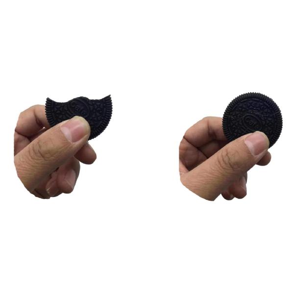 商品名: AIMOFAMAG 2個 噛んで復元する クッキー クローズアップ 手品 チュートリアルで簡単にできる AIMOFAMAG 2 Pcs Bite and Restore Cookie Close Up Magic Tricks E...