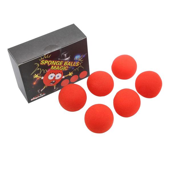 商品名: AIMOFAMAG 6ピース レッドマジック ソフトスポンジボール 手品 クローズアップ マジック小道具 マジシャン ギミック 1.75インチ AIMOFAMAG 6pcs Red Magic Soft Sponge Ball M...