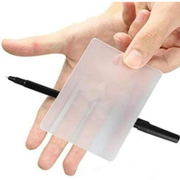 商品名:  Transparent Lubors Lens Card Perspective Distortion Close Up Street Kids Tricky Gimmick Easy Do Pen with Toys Tric...