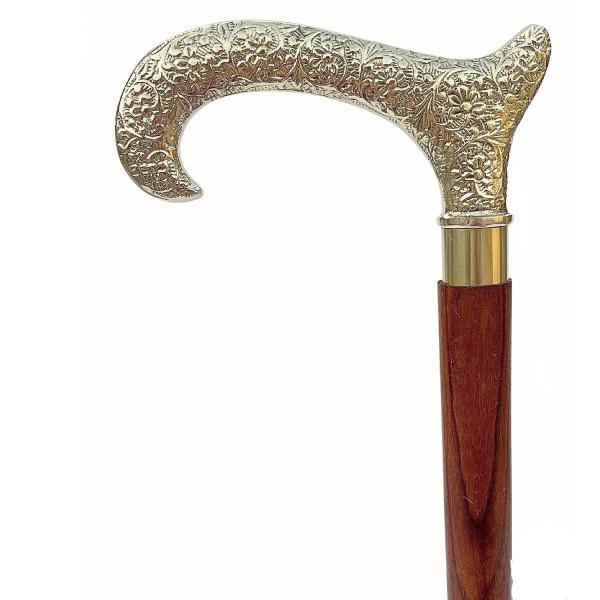 商品名:  Walking Cane for Womens Mens and Senior - Vintage Brass Solid Handle Walking Stick for Self Defence Gifts and Dail...