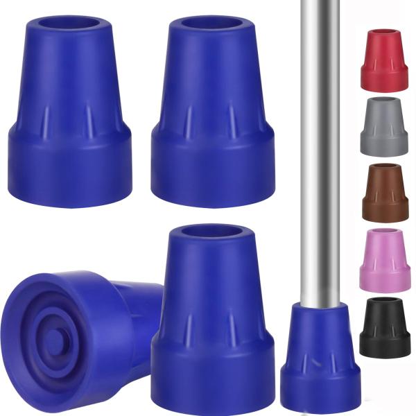 商品名:  Crutch Tips Heavy Duty Replacement Rubber Cane,Hiking Walker Tips 3/4” Non-Slip All Terrain Caps Accessories for C...