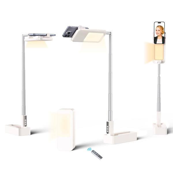 商品名: GBEAST 拡張可能なオーバーヘッド電話スタンド 録音用 Phone Stand for Recording Overhead - Phone Holder for Desk 360° Rotation, Overhead Ph...