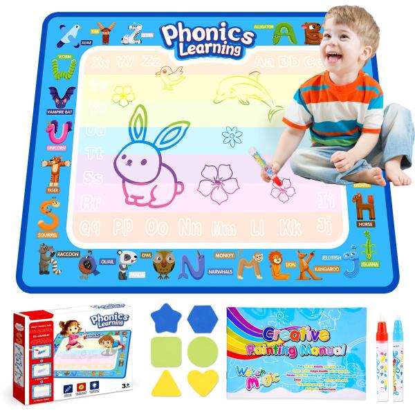 商品名:  Toddler Toys for 3 4 5+ Year Old Kids Boys Girls, Water Doodle Mat for Toddlers 3-5 Preschool Educational Learning...