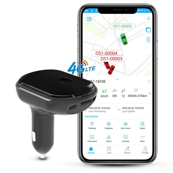 商品名:  Lncoon Car GPS Tracker, 4G Hidden GPS Tracker Device, Dual USB Type C Charging Port, Real Time Location, Multiple ...