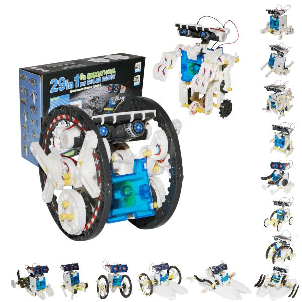 商品名: 29イン1 ソーラーロボットキット 子供用 8-12 29-in-1 STEM Solar Robot Kit, Solar Robot Space Toys Building Science Kits, Educatoinal ...