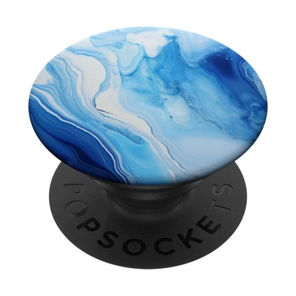 商品名:  Blue Ice Agate Stone Gemologist Chalcedony Gemstone PopSockets Standard PopGripブランド: Blue Ice Agate SteMi Accessor...