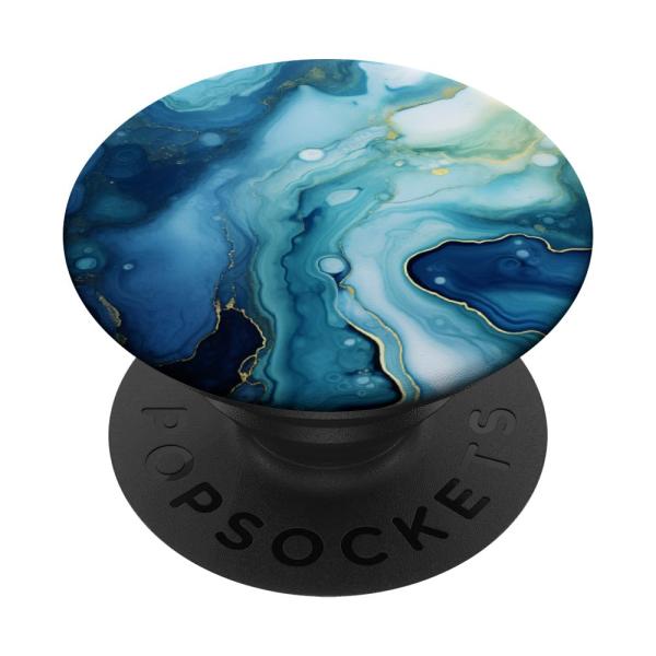 商品名:  Blue Ice Agate Stone Gemologist Chalcedony Gemstone PopSockets Standard PopGripブランド: Blue Ice Agate SteMi Accessor...