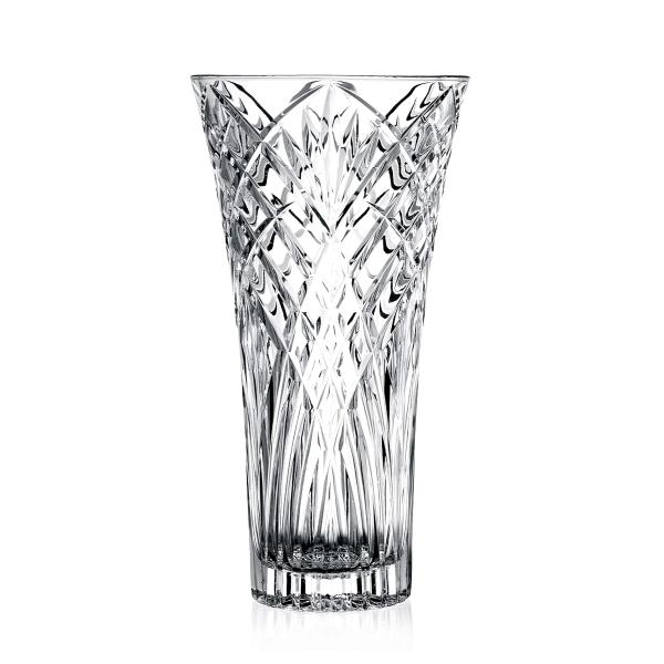商品名: Barski ガラス花瓶 12インチ 花瓶 テーブル花瓶 花 バラ カットデザイン ヨーロッパ製 Glass Vase - 12" Flower Vase - Table Vase - for Flowers - Roses - ...