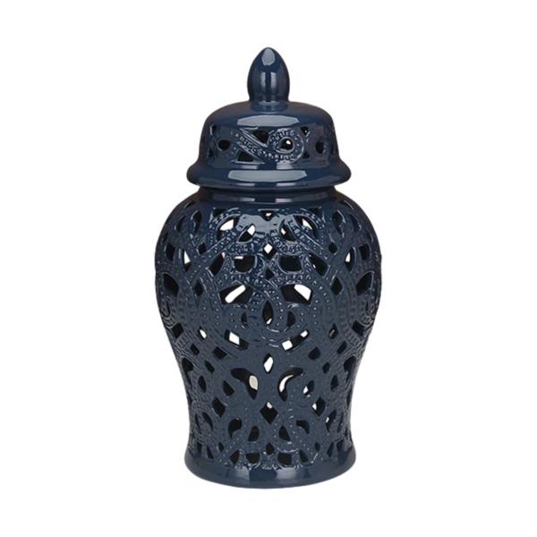 商品名:  ＫＬＫＣＭＳ Porcelain Ginger Jar Ceramic Vase Table Centerpieces Pierced Ceramic Vases for Flowers Decorative Jar for H...