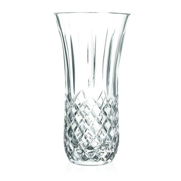 商品名: Barski ガラス花瓶 10インチ 花瓶 テーブル花瓶 花 バラ カットデザイン ヨーロッパ製 Glass Vase - 10" Flower Vase - Table Vase - for Flowers - Roses - ...