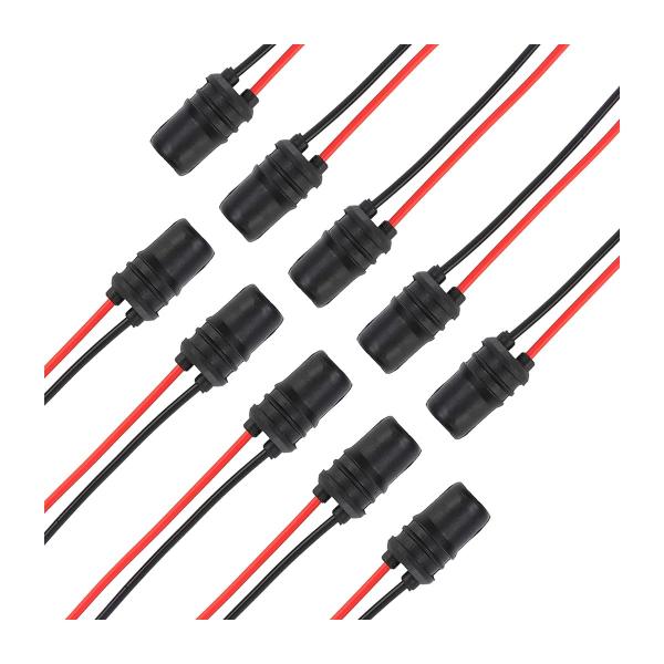 商品名:  BESULEN 10PCS T10 Car LED Light Bulb Socket Pre-wired Connector, Plug Adapter for Led Lights Recessed Lights Compa...
