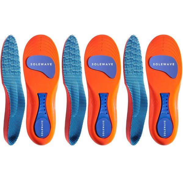商品名:  SOLEWAVE 3 Pairs Heavy Duty Support Insole Orthotics, Big &amp; Tall, 200lbs+, Shock Absorbing, Wide Feet, Arch Su...