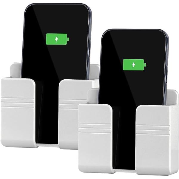 商品名:  2Pcs Phone Holder Wall Mounted, Phone Stand with Data Cable Receiving Hole/Self Adhesive.Phone Holder for Shower/C...