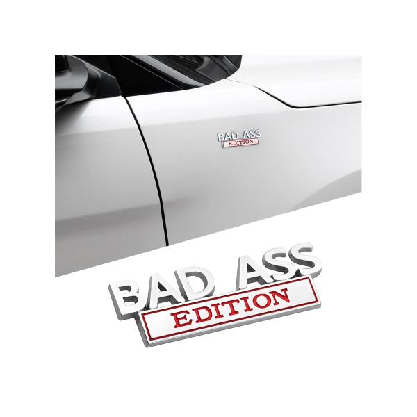 商品名:  Bittwee Bad Ass Edition Emblem for Car, Auto Fender Bumper Hood Trunk Door 3D Badge Sticker Decal, Automotive Exte...