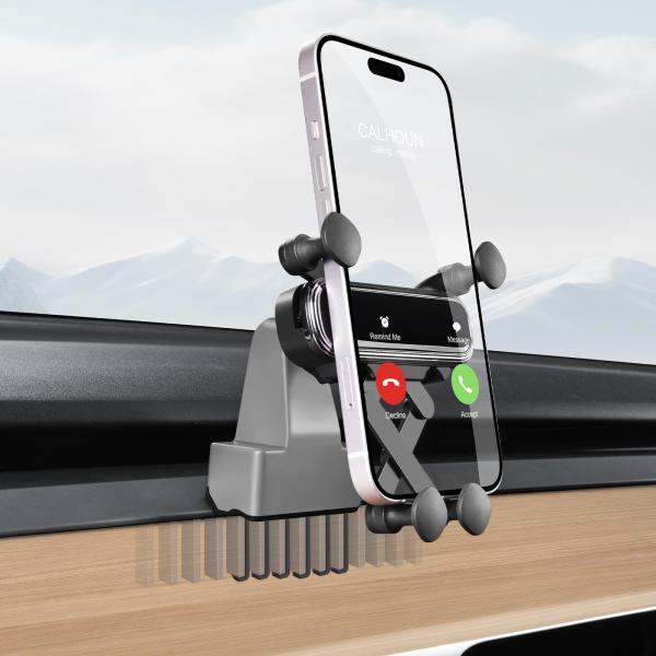 商品名:  KUNIST Upgraded Phone Holder for Tesla Model Y &amp;3 Gravity Car Mount Phone Holder for 2017-2023 Tesla Model 3 Y...